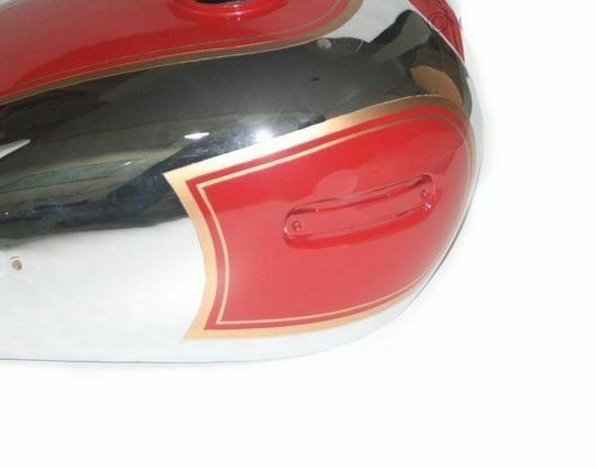 Vintage Ariel Motorcycle 350cc Petrol Gas Fuel Tank Steel Red Painted ...