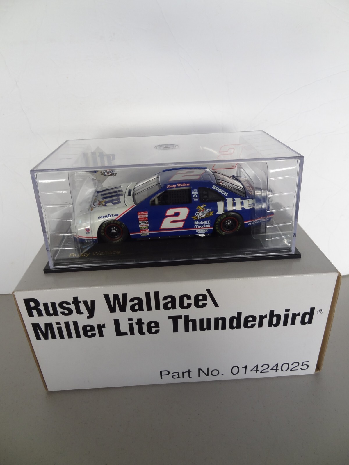 Rusty Wallace #2 Miller Lite Thunderbird 1:24 Diecast Hamilton ...