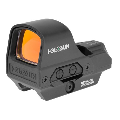Holosun HE510C-GR Green Dot Sight, 2 MOA Dot, 65 MOA Circle (UPC ...