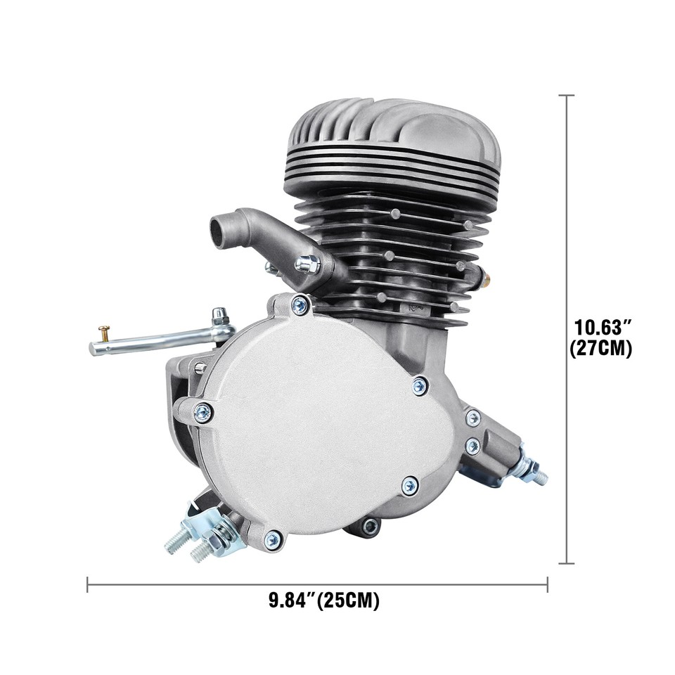 Full Set 100CC Bicycle Motorized 2 Stroke Gas Petrol Bike Engine Motor ...