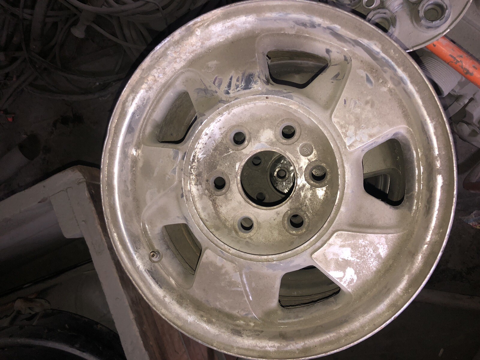 16 Inch 6 Lug Chevy Steel Wheels