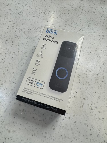 NEW Blink Doorbell Camera Wireless Security Black | eBay