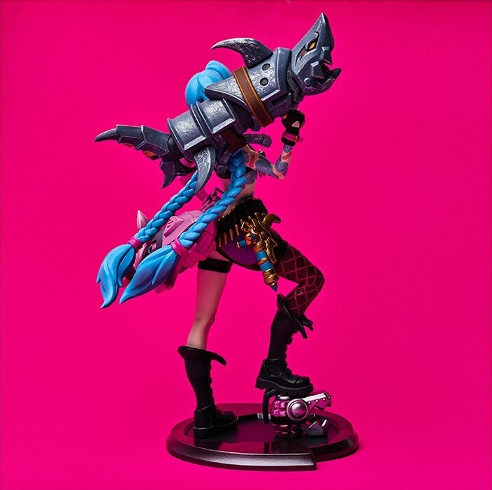 LoL League of Legends JINX Unlocked Statue Figure Riot Games Authentic ...