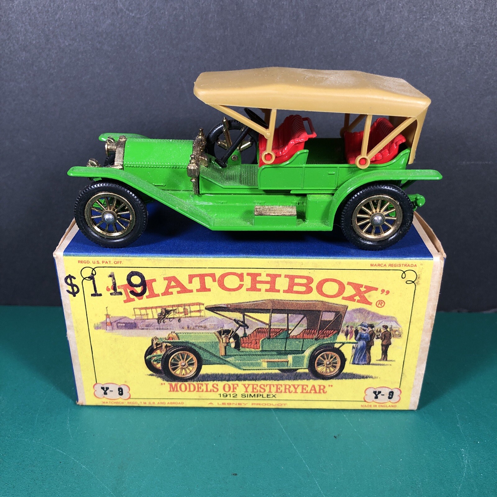 Vintage Matchbox | Y-9 | 1912 Simplex Car With Orig. Box | Models of ...