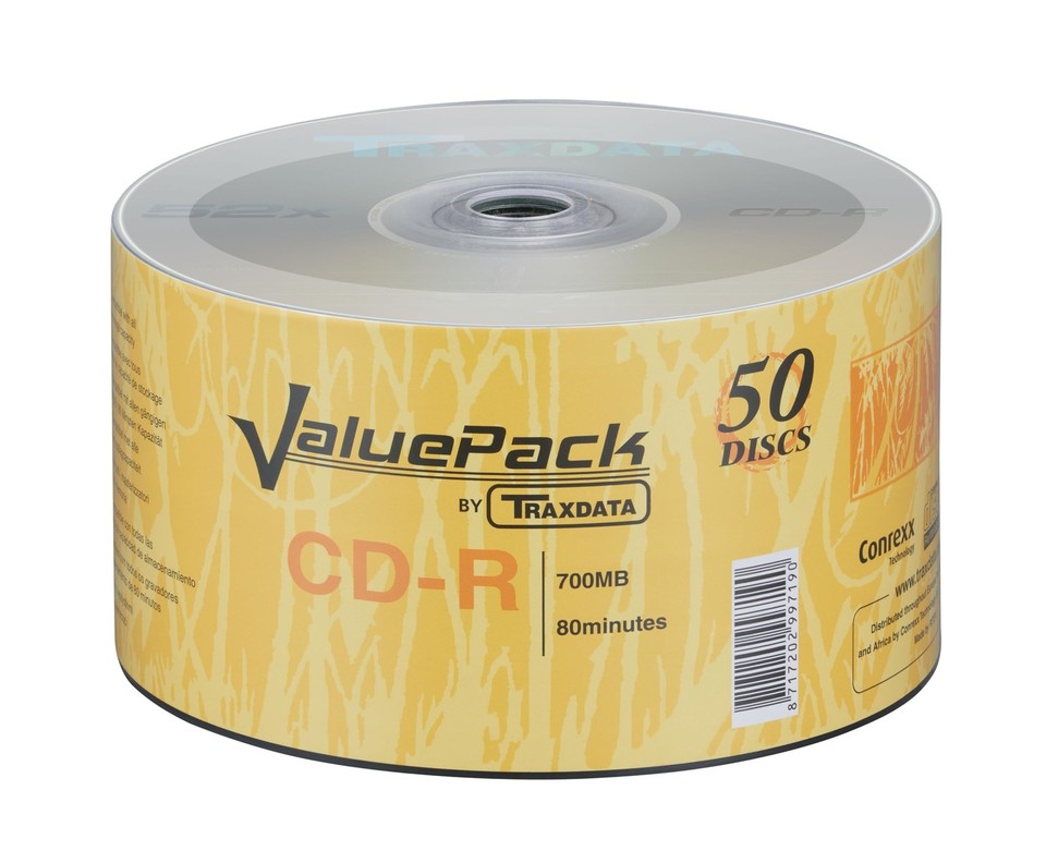 Traxdata CD R 52X 700MB 80 Minute Value Pack 50 Spindle | eBay UK
