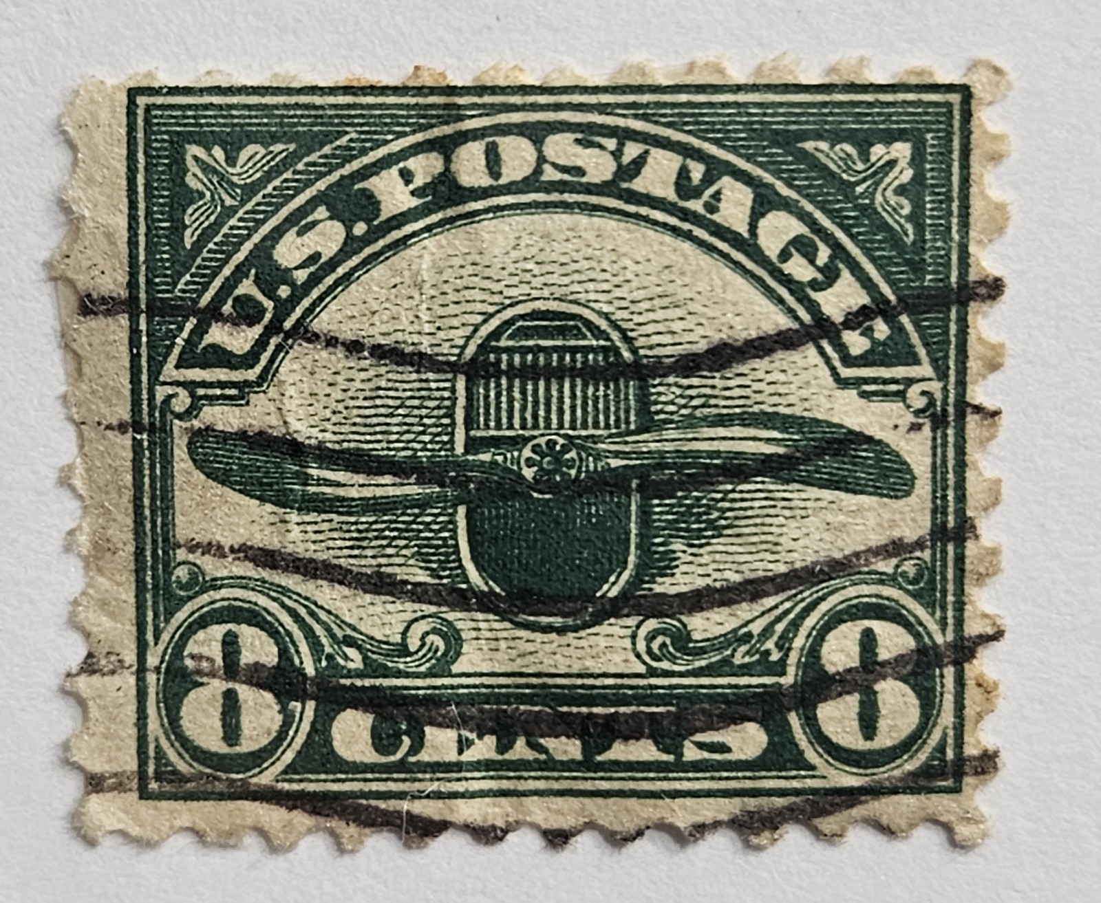 US Stamp Sc C4, 8c Propeller & Radiator, Used F/VF, CV$ 15.00 (51268 ...