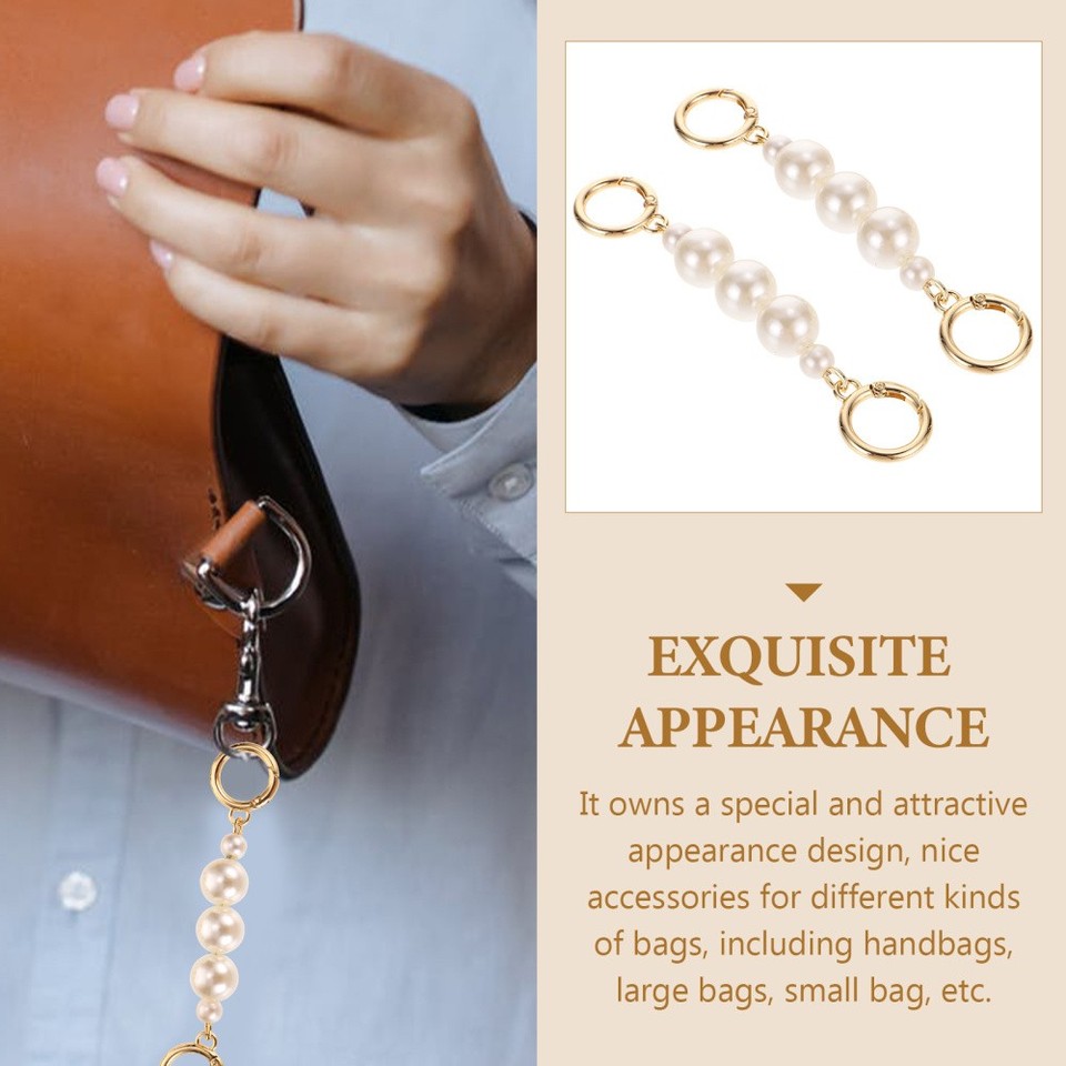 2 Pcs Purse Chain Strap Extender Bag Extenders DIY Replacement for ...