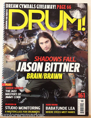 DRUM! MAGAZINE JASON BITTNER SHADOWS FALL JIMMY COBB NOVEMBER 2009 VERY ...