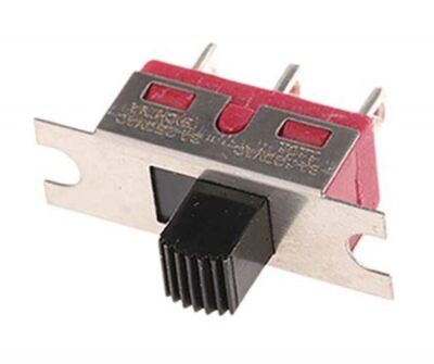 Panel Mount Slide Switch Single Pole Double Throw (SPDT) Latching 6 A ...