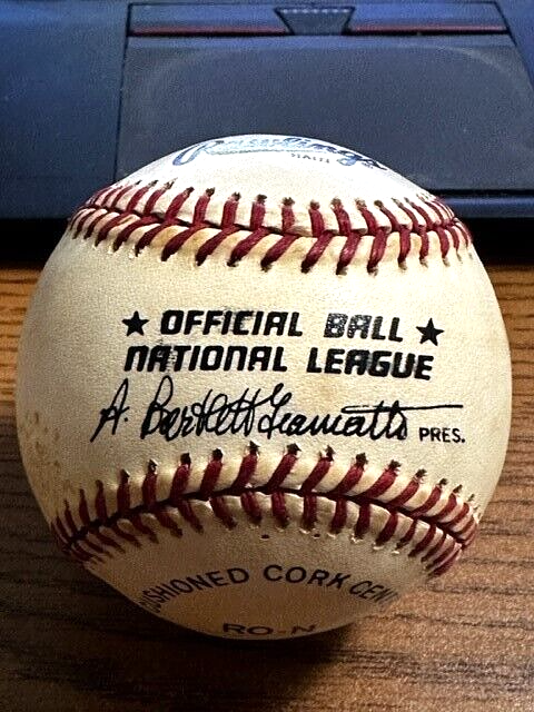 MIKE HARKEY SIGNED AUTOGRAPHED ONL BASEBALL! Cubs, Rockies, Athletics ...