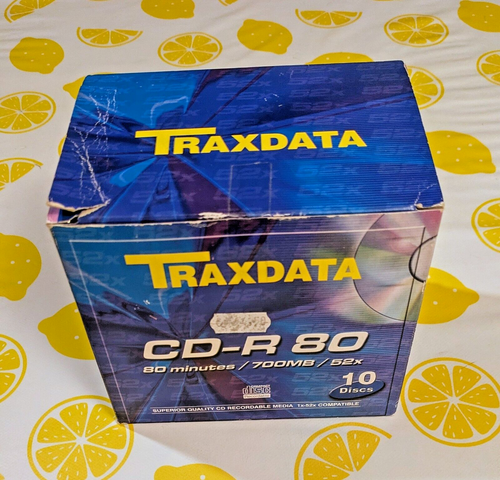 Traxdata CD-R 700 Mo 80 min 52x Lot de 10 disques Neufs Sous Blister | eBay
