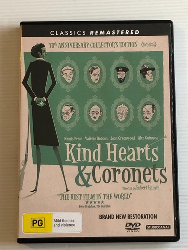 Kind Hearts and Coronets (DVD 1949) Dennis Price, Valerie Hobson, Alec ...
