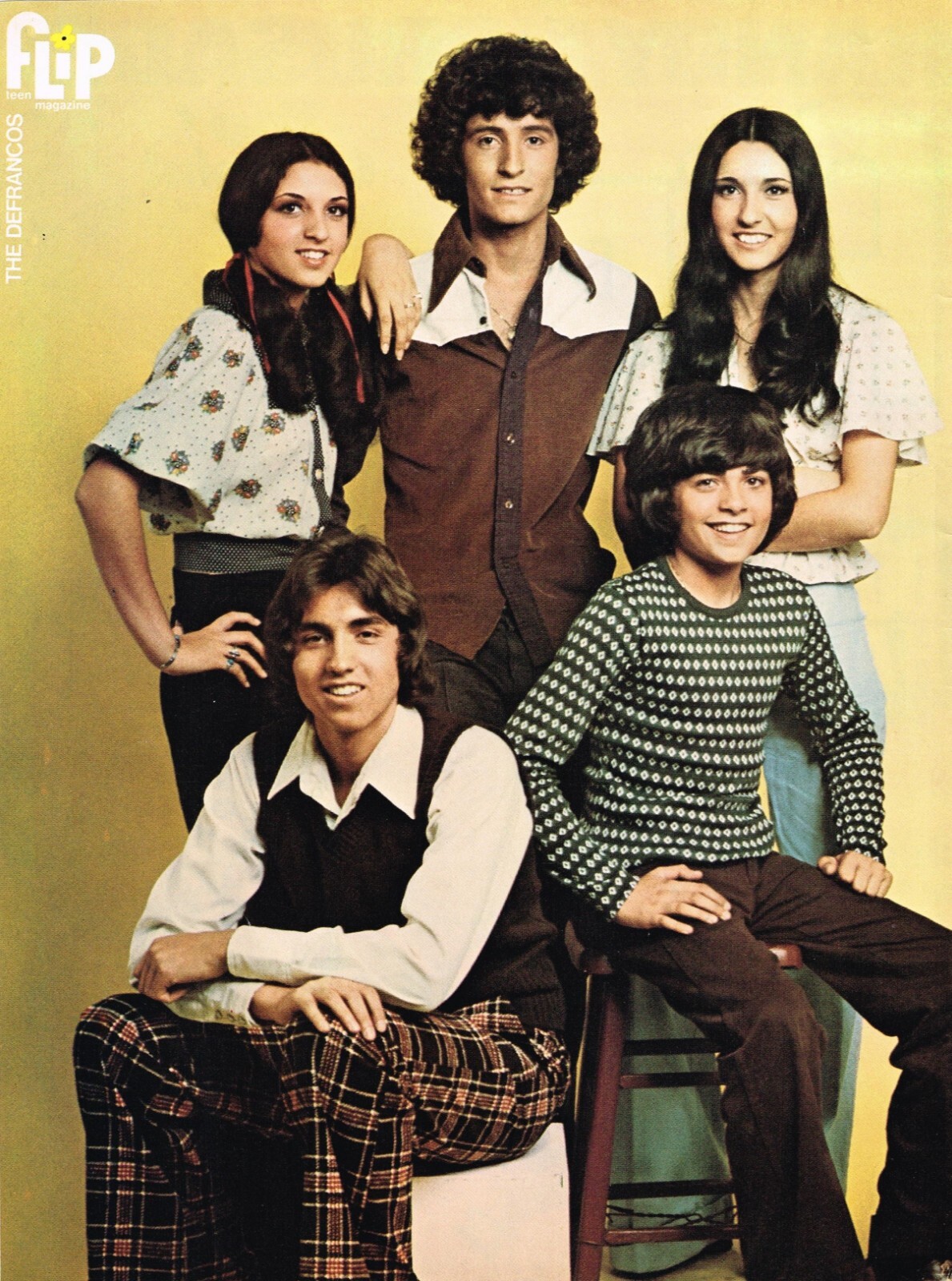 Tony DeFranco - Nino - Benny - Family - 11" x 8" Teen Magazine Pinup ...