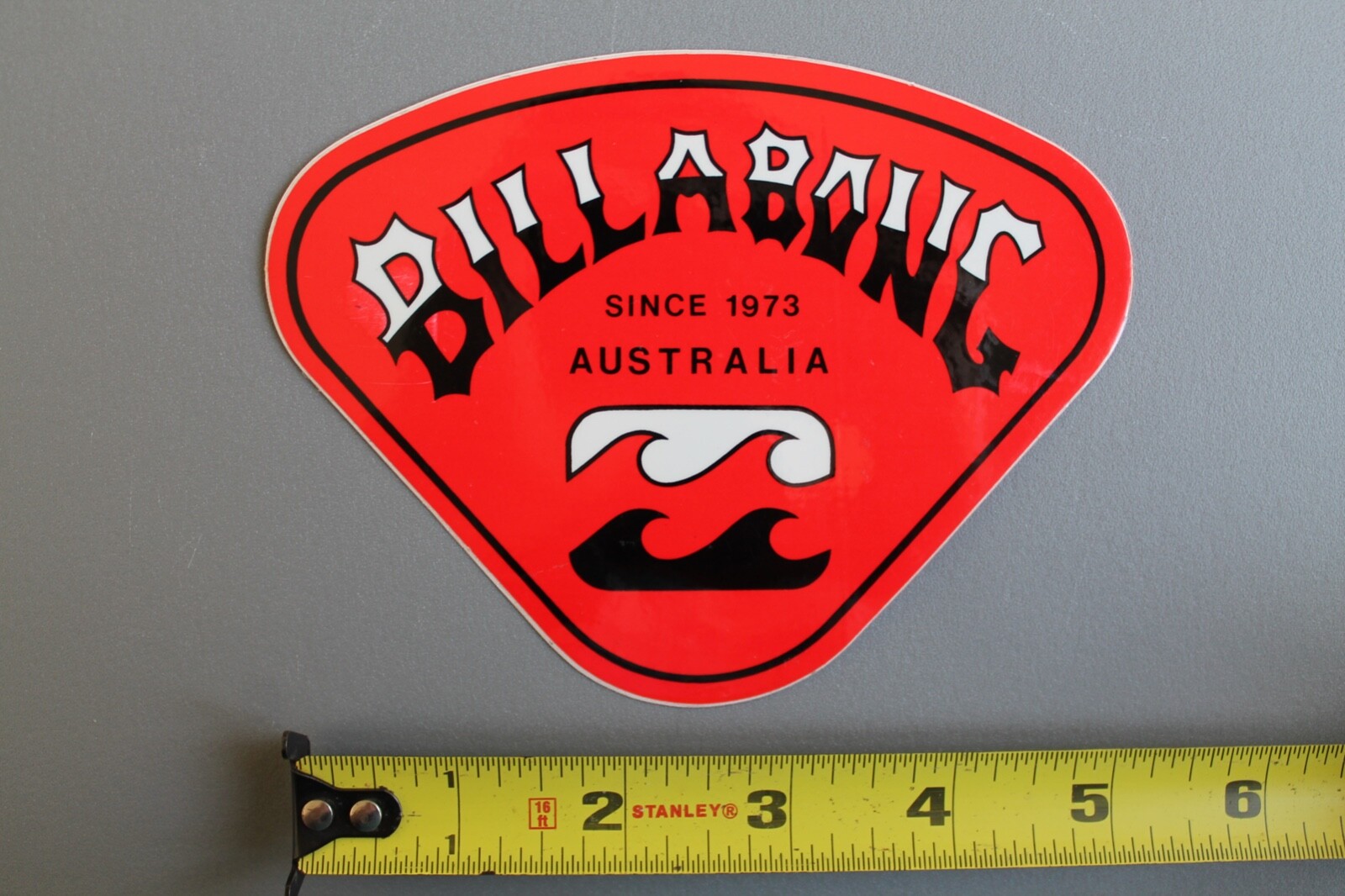 Billabong Surfboards Australia Red Black Wave 80's V58B Vintage Surfing ...
