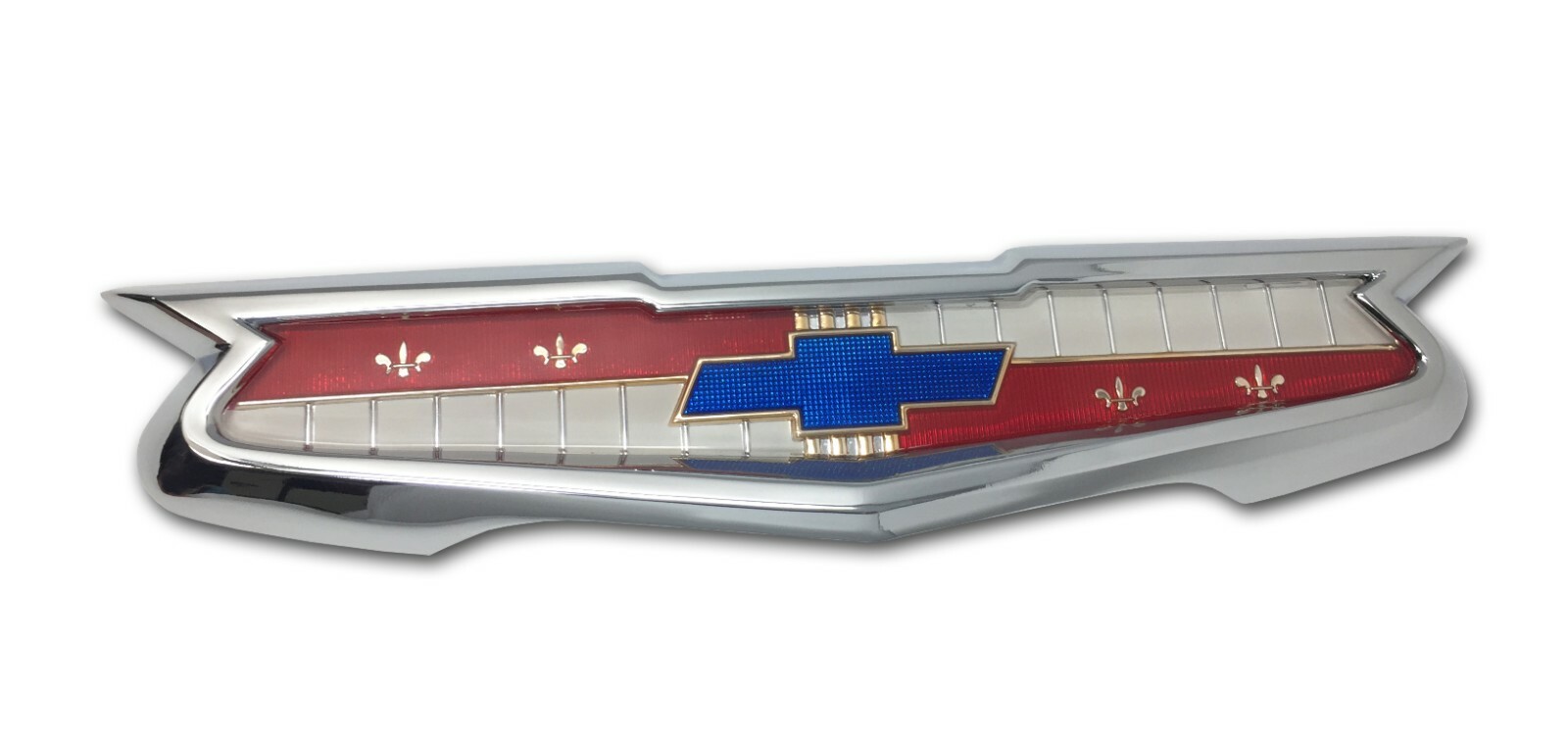 1958 Chevrolet Trunk Emblem Assembly 6 Cylinder and 58 Chevy Parts ...