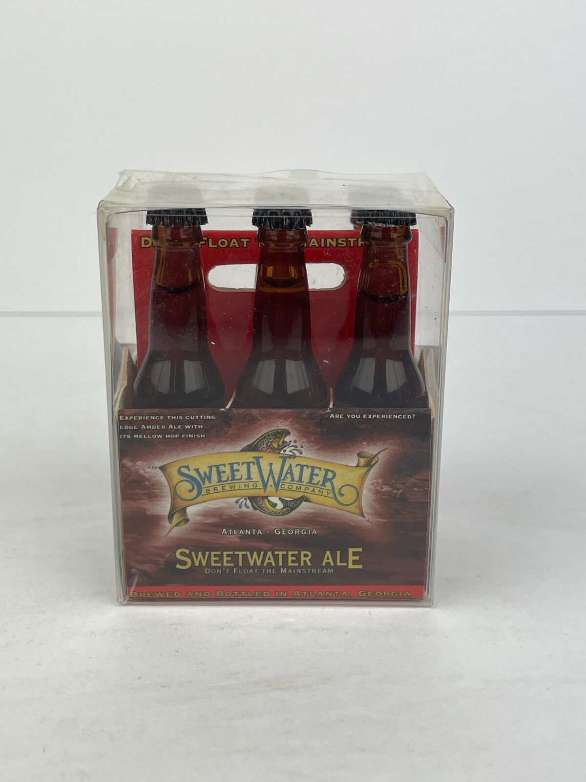 Miniature SweetWater Brewing Co 6 Pack Glass Beer Bottles Carton ...