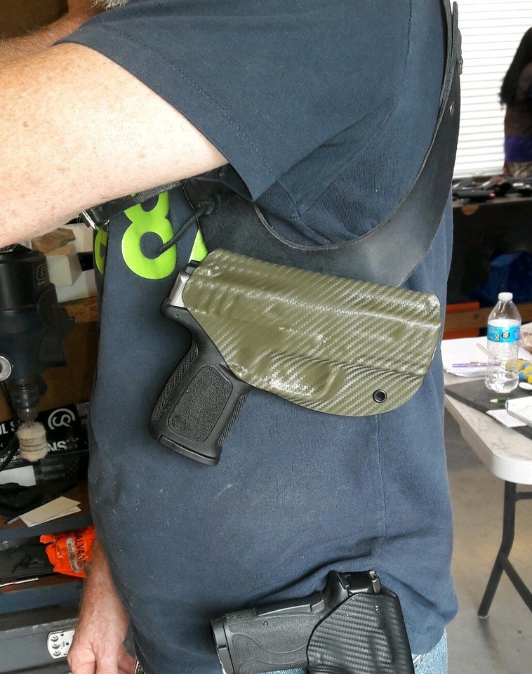BYRNA LE Custom Kydex Holster FBI SHOULDER RIG 12 colors to Choose Fro ...