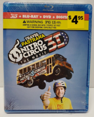 NEW Nitro Circus Travis Pastrana Blu-Ray + DVD + Digital Movie SEALED ...