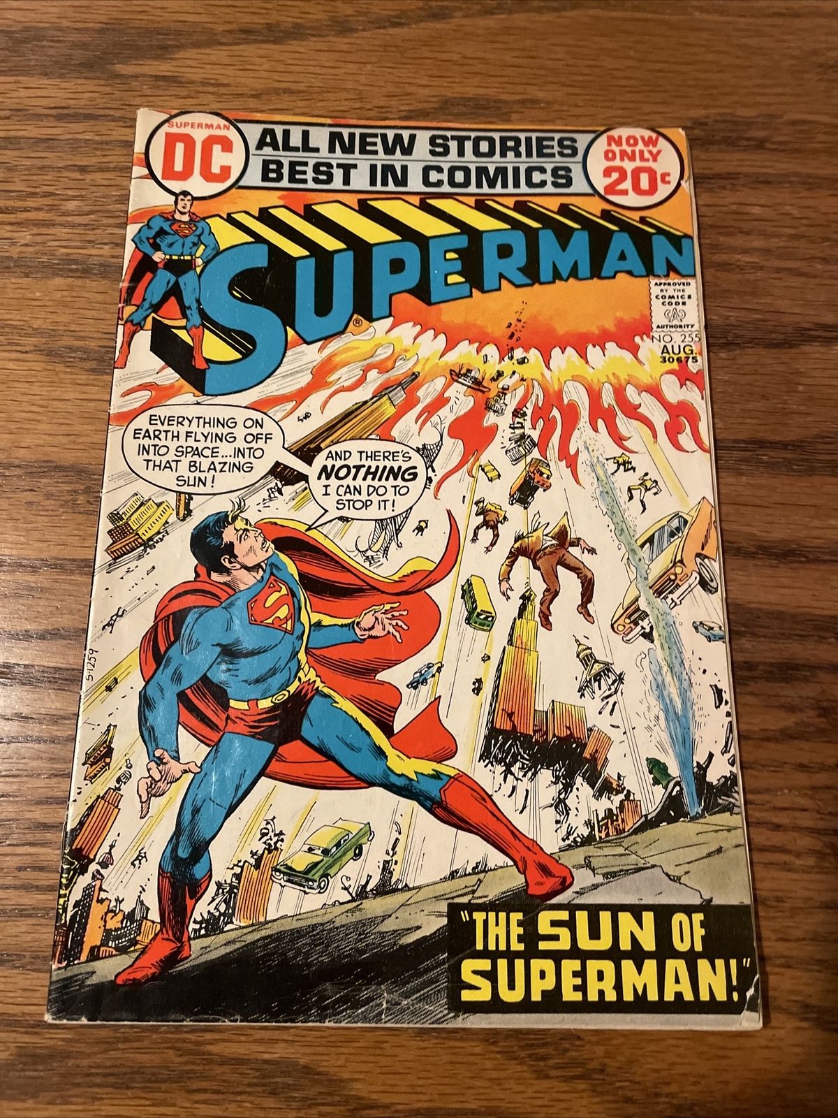 DC Comics Superman # 255-The Sun Of Superman (1972) VG | eBay