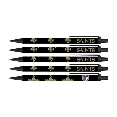 NFL Click Pens 5 pack Black Ink Choose Your Team | eBay