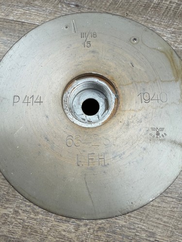 Original WW2 German 10.5 cm leFH 18 steel sheel 105mm 1940 dated | eBay