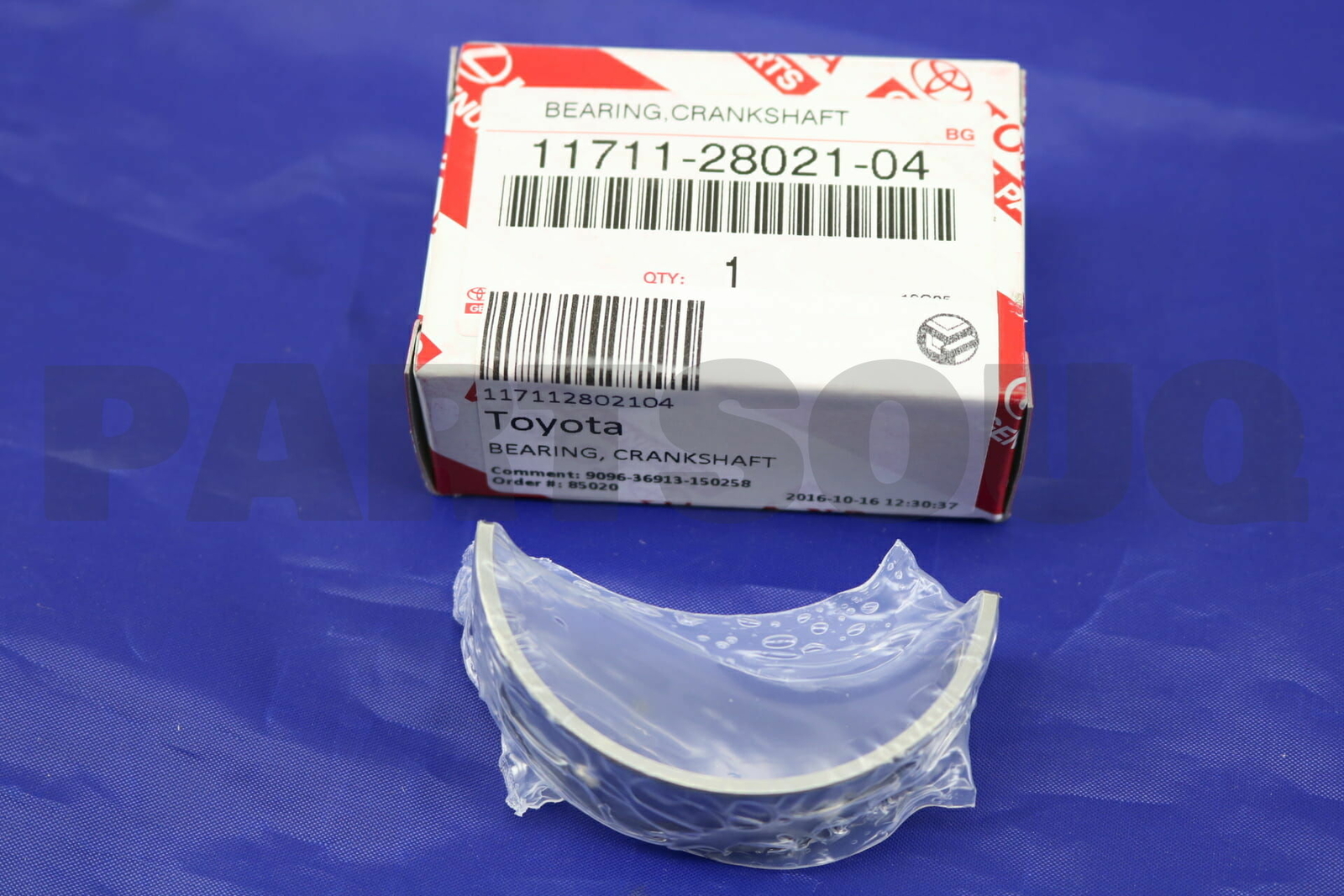 117112802104 Genuine Toyota BEARING, CRANKSHAFT 11711-28021-04 | eBay