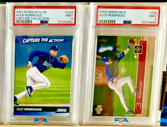 Four Graded Cards Lot 25 See Pictures for Athlete and PSA Gradings LOW ...