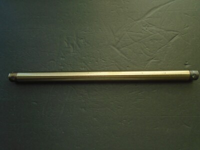 18'' HUNTER ORIGINAL CEILING FAN DOWNROD ANTIQUE BRASS DOUBLE THREADED ...