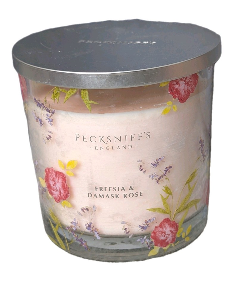Pecksniff's England Freesia & Damask Rose Big Candle 1.440g/1.4kg ...