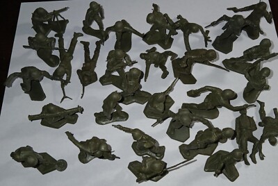 30 Marx Army Men Soldiers, vintage | eBay