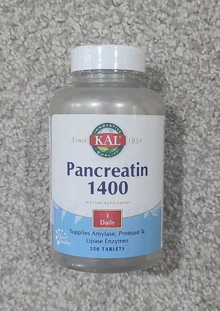 Pancreatin 1400 MG by KAL - 500 Tablets for sale online | eBay