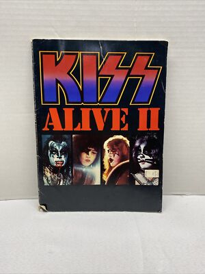 Kiss-Vintage 1976 Kiss Alive 2 Song And Lyric Book- Damaged | eBay