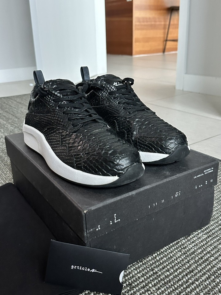 Article Designer Alligator Skin Men Sneakers Designed In LA | eBay