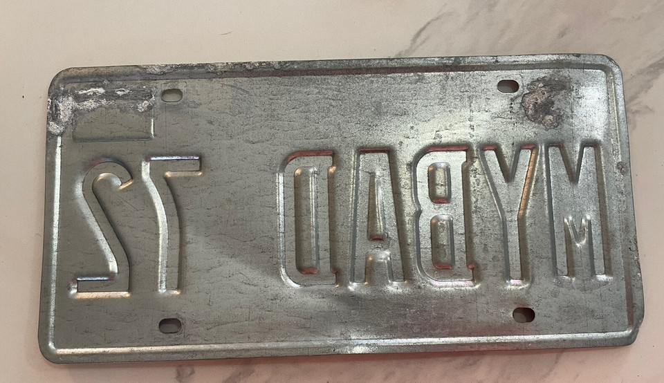 Vintage Y2K ILLINOIS VANITY Personalized License Plate Novelty MY BAD ...