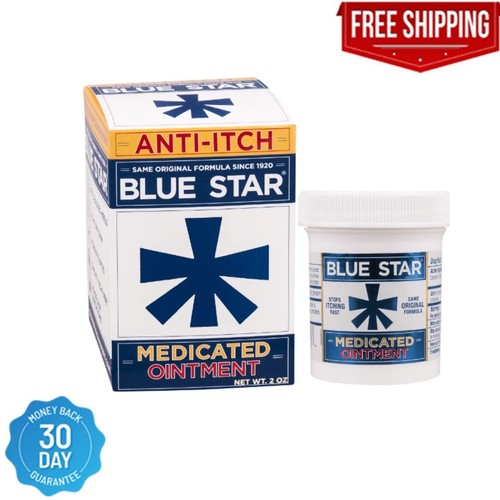 Blue Star Anti-Itch Medicated Ointment 2 Oz | eBay