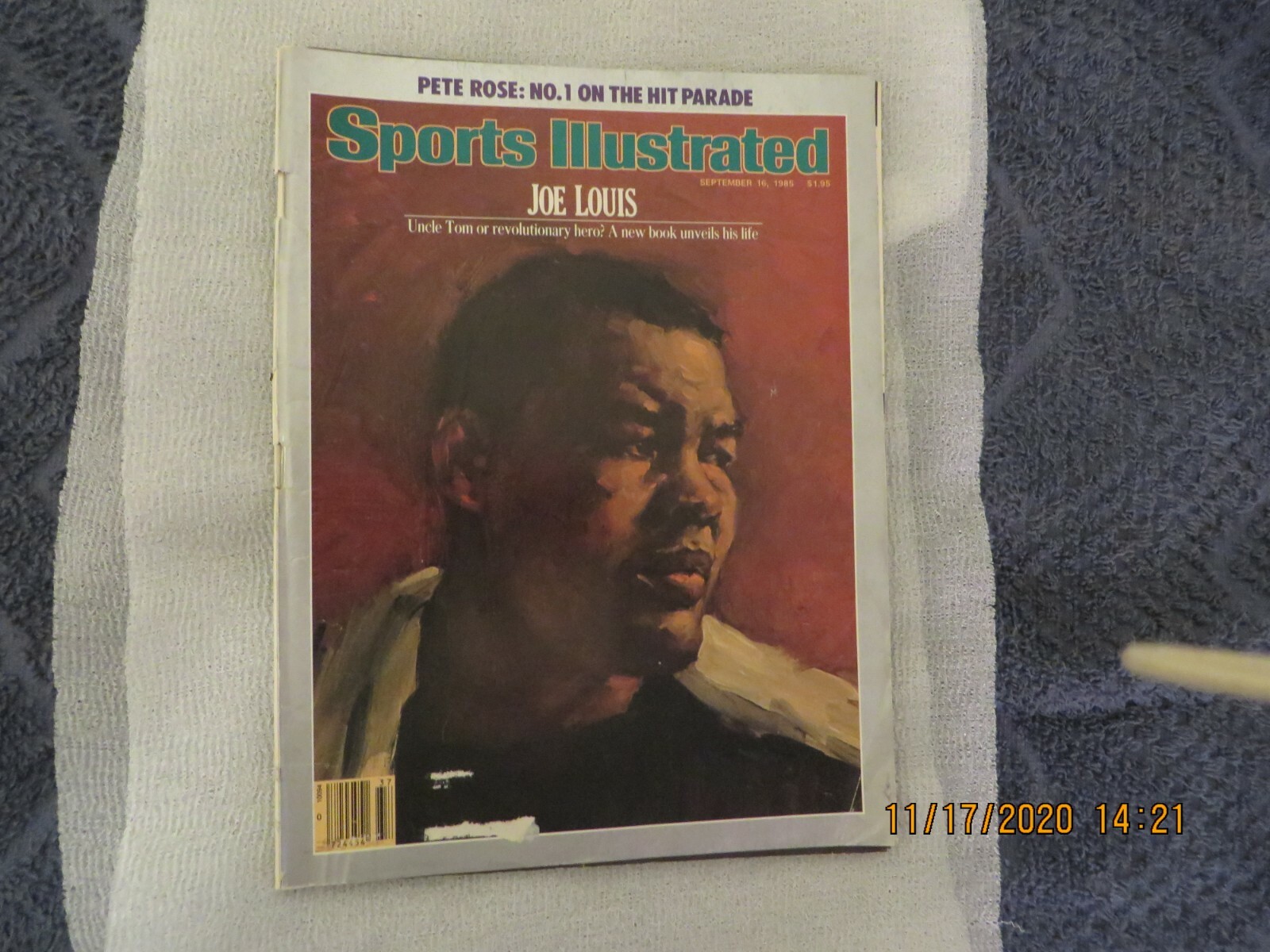 Sports Illustrated (Sept. 16, 1985): Joe Louis cover. Pete Rose ties Ty ...
