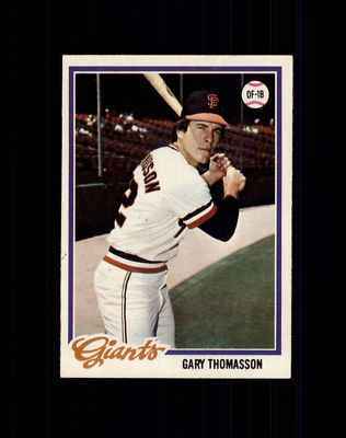 1978 Topps #648 Gary Thomasson - San Francisco Giants NM/MT (A02A) | eBay