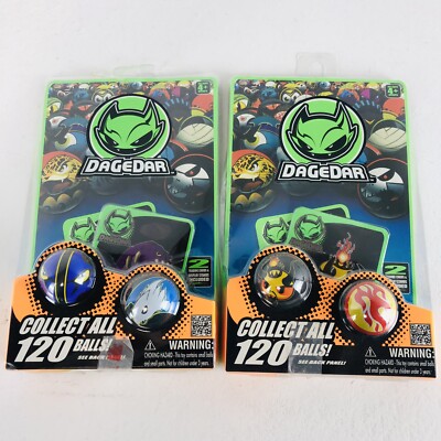 NOS DaGeDar Balls 2 Pack & Trading Cards LOT (2) | eBay