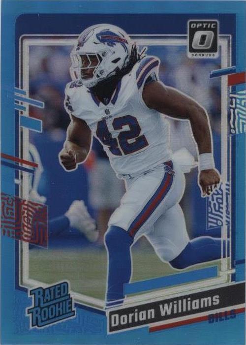 2023 Panini Donruss Optic - Rated Rookie Dorian Williams #212 Aqua ...