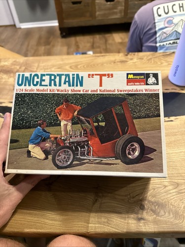 Vintage 1966 Model Kit Monogram Uncertain T Steve Scott’s 1/24 Started ...