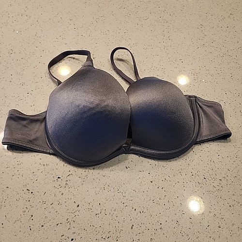 Vassarette Bra 36B Gray Underwire Padded Push Up | eBay