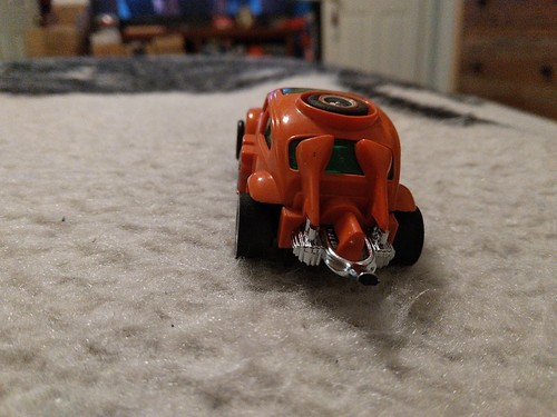 Aurora AFX VW Volkswagen Baja Bug Beetle Slot Car Orange Runs "PLEASE ...