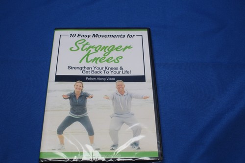 10 Easy Movements For Stronger Knees DVD VIDEO EXERCISES new sealed ...