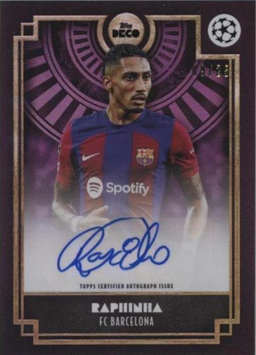 2023-24 Topps Deco UEFA Club Competitions - Current Stars Raphinha ...