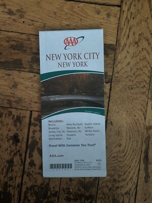AAA New York City Map - 4/2007 | eBay