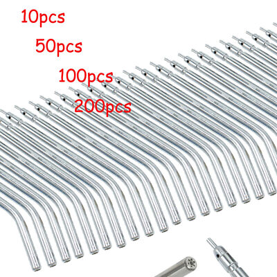 10-200Pcs Metal Nozzles/Tips for Dental Air Water Triple Spray Syringe ...