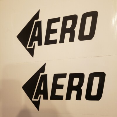 AERO trailers trailer Decals (Set of 2) BLACK 16x9 "BEST USA | eBay