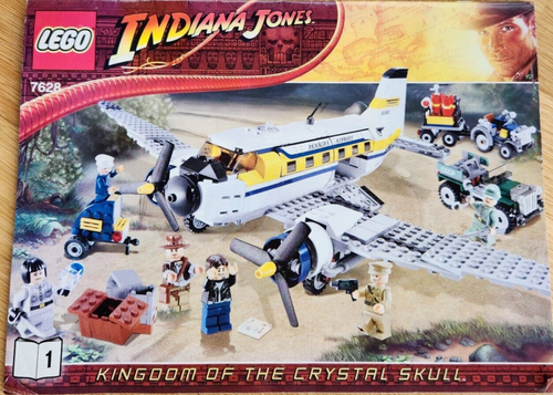 VTG LEGO 7628 Indiana Jones Peril in Peru 100% Complete with Manuals ...