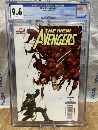 Marvel The New Avengers #27 CGC Graded 9.6 Key Issue Comic New Slab | eBay