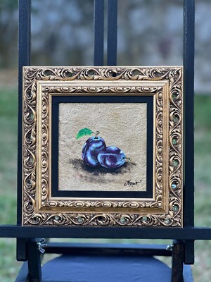 Framed acrylic painting on canvas by original artist Marjam | eBay